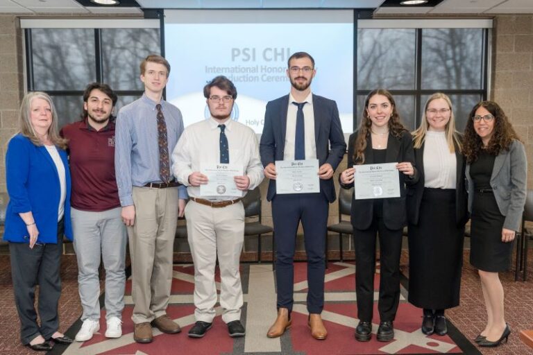 Congrats Psi Chi Inductees - Holy Cross